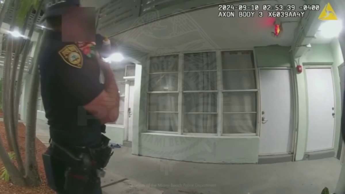 Bodycam Footage Shows Miami Beach Police Finding Wandering 2 Year Old