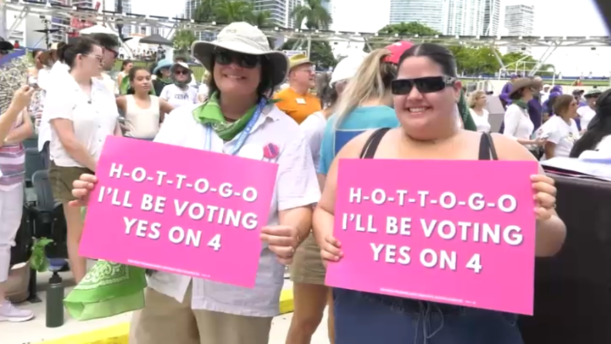 Amendment 4: Miami voters rally for abortion rights – NBC 6 South Florida