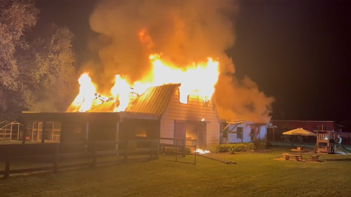 1 firefighter hospitalized after massive fire breaks out at Parkland ...