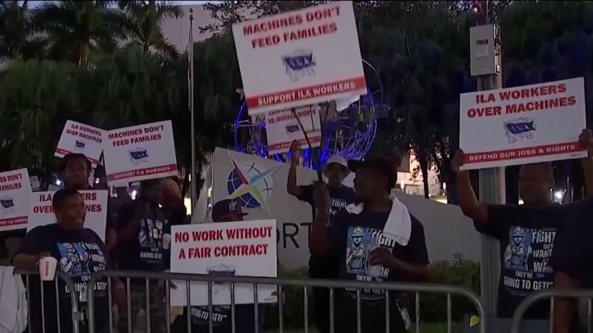 Port workers in South Florida and across the country go on strike – NBC ...