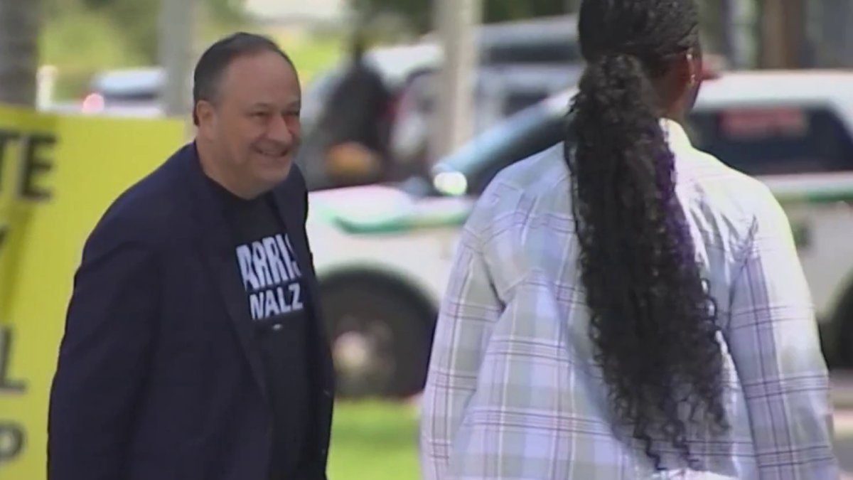 Second gentleman Doug Emhoff visits Little Haiti – NBC 6 South Florida