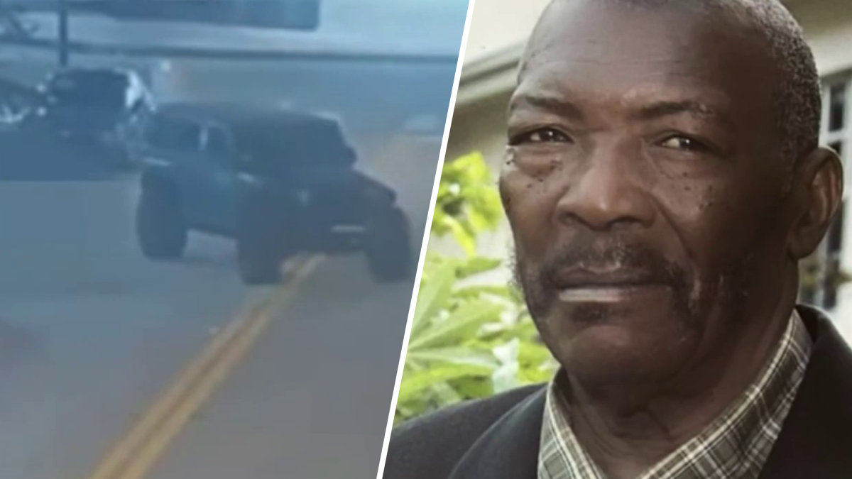 Police search for driver seen on video running over man lying down in ...