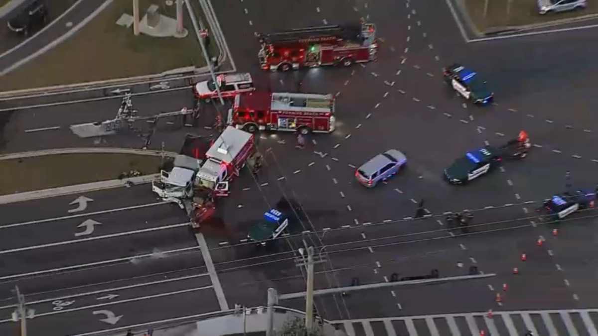 3 Pompano Beach Fire Rescue paramedics hospitalized after major crash ...