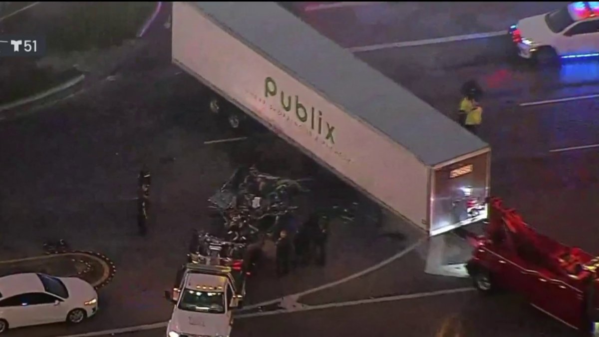 Deadly crash involving Publix 18-wheeler blocks Miami Gardens ...