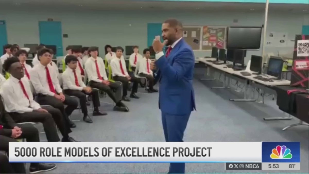 NBC6’s Jawan Strader speaks with 5000 Role Models of Excellence Project ...