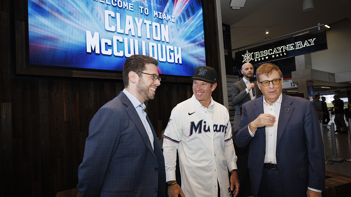 Marlins introduce Clayton McCullough as new manager – NBC 6 South Florida