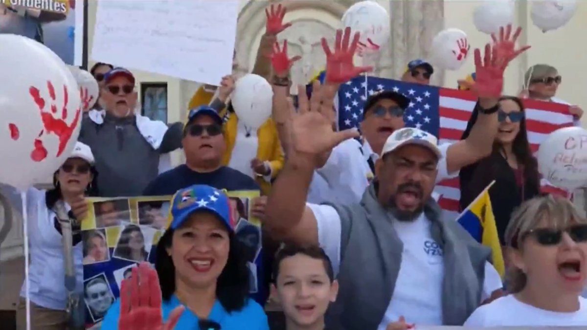 Venezuelans in South Florida demand action against Maduro regime – NBC ...