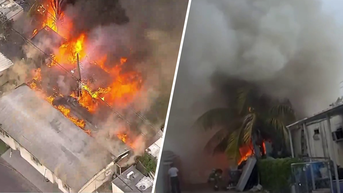 Fire in Miami-Dade mobile home park in Gladeview – NBC 6 South Florida