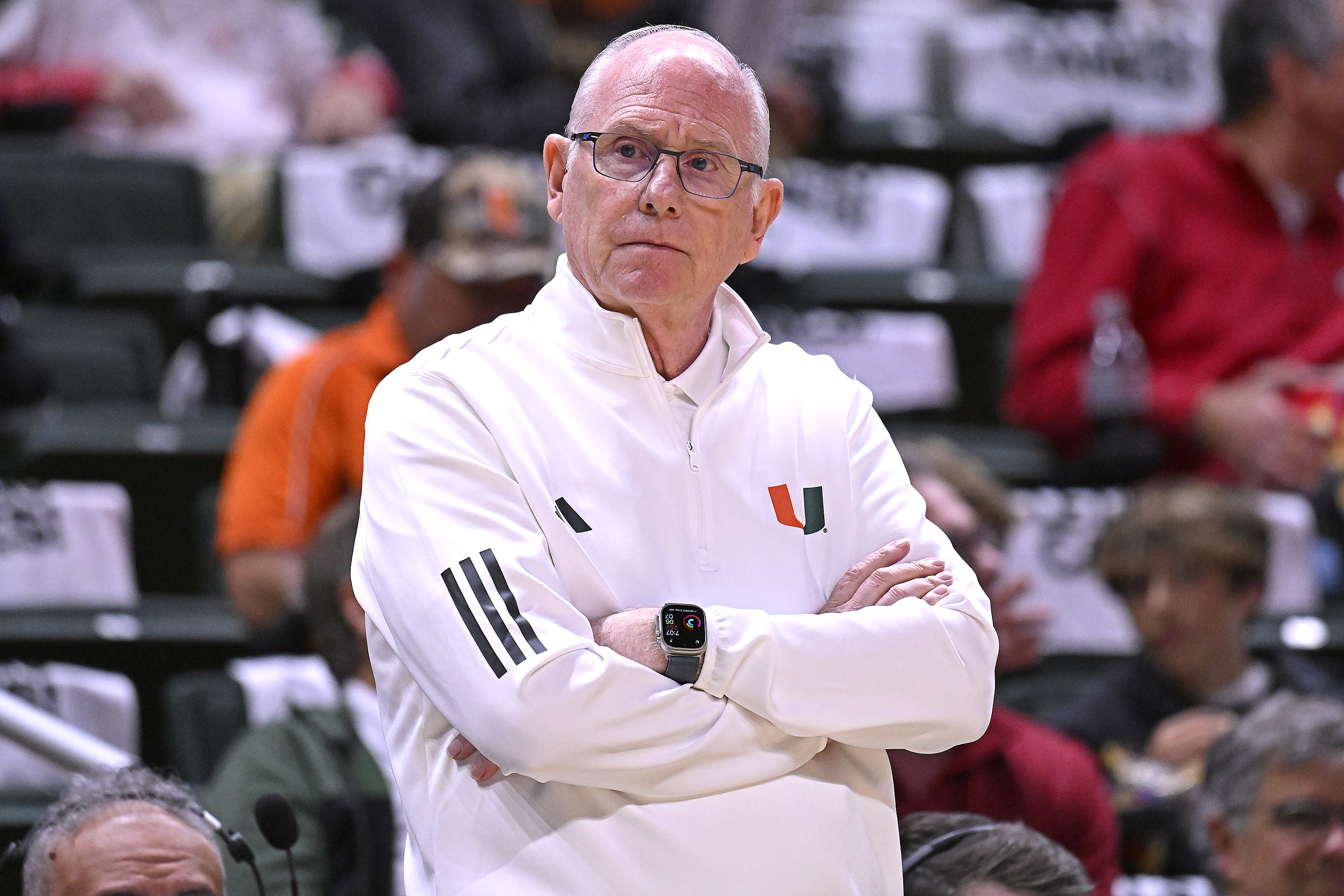 University of Miami men’s basketball head coach Jim Larrañaga stepping ...