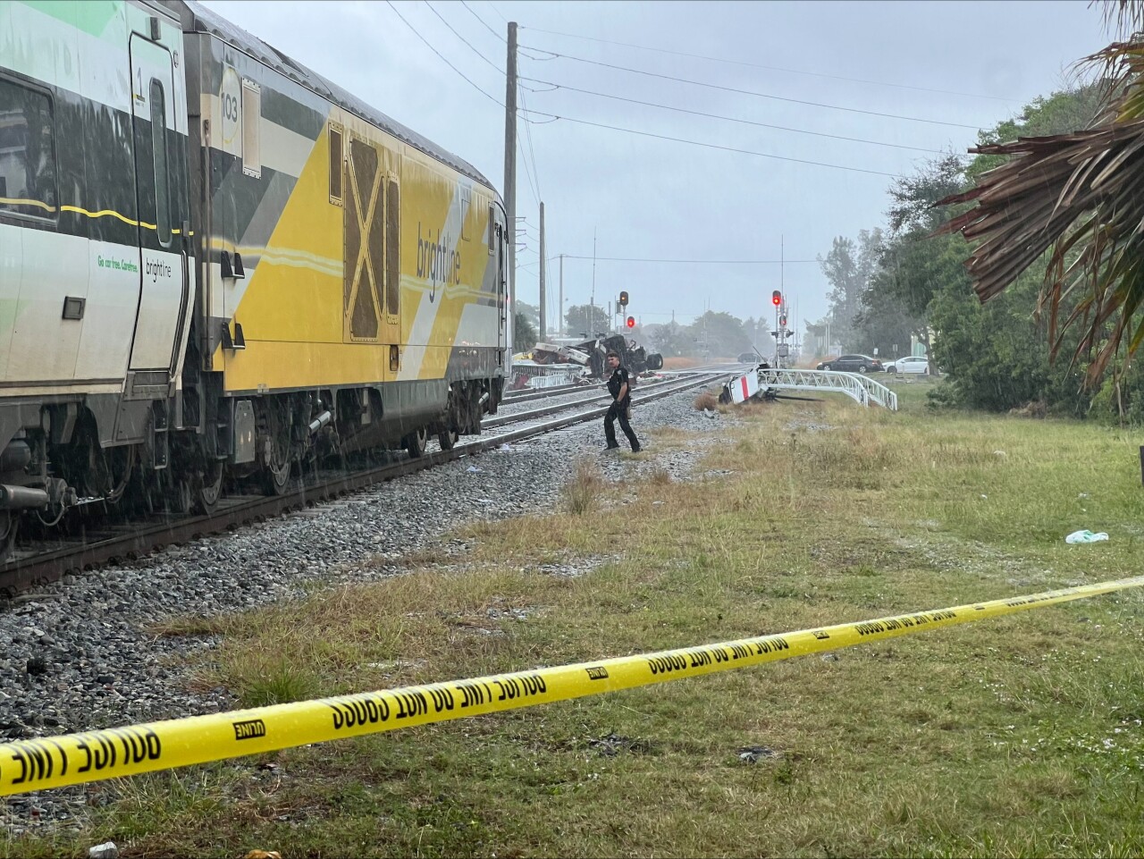 PHOTOS: First images show apparent Brightline and firetruck crash in ...