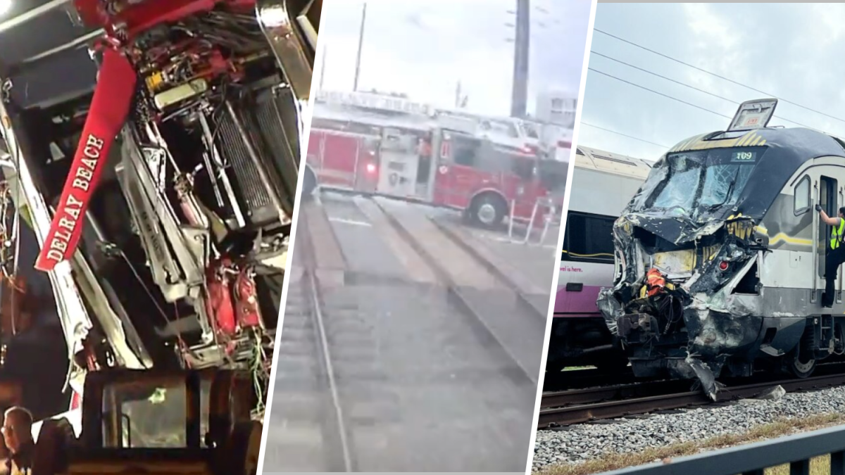 Brightline Train Collides With Fire Truck In Delray Beach Nbc 6 South