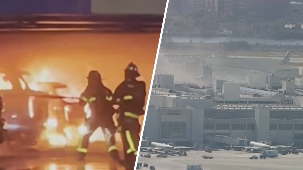 12 vehicles damaged in garage fire at Miami International Airport – NBC ...