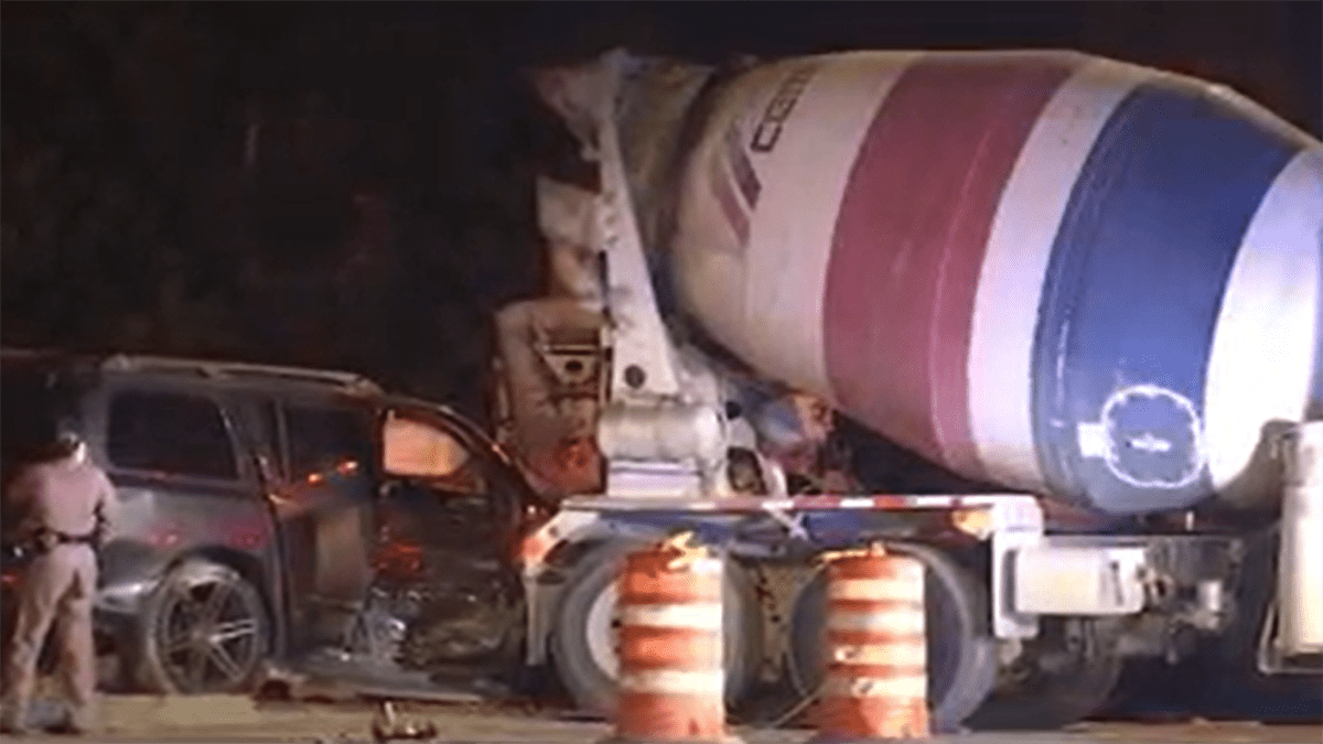 Worker hurt after crash at construction site on Turnpike ramp in ...