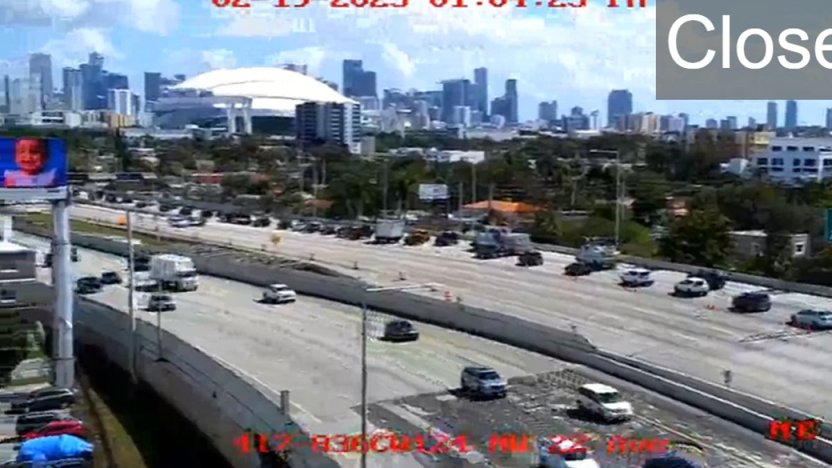 Eastbound lanes of SR 836 reopen after inspecting overhead bridge ...