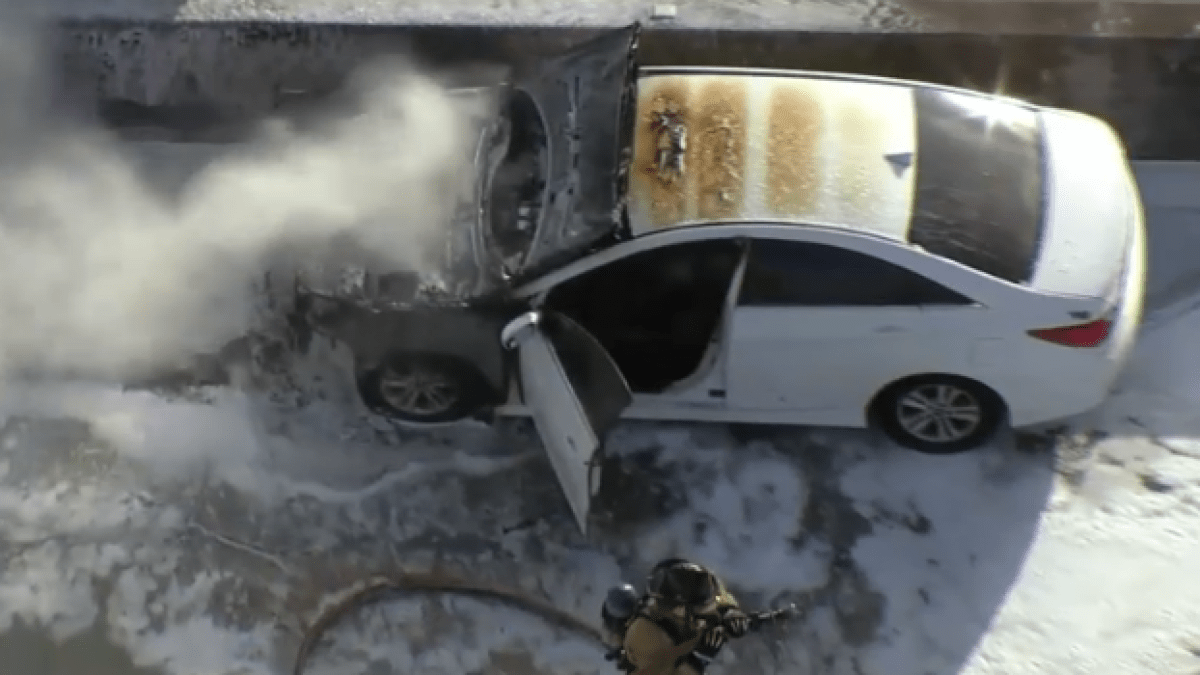 Car fire shuts down lanes on I-95 northbound – NBC 6 South Florida