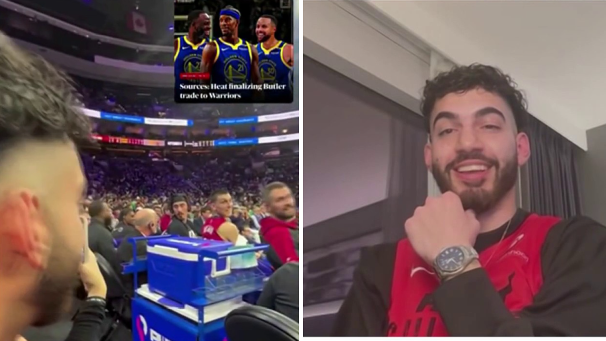 WATCH: Heat fan breaks news of Jimmy Butler trade to teammates during ...