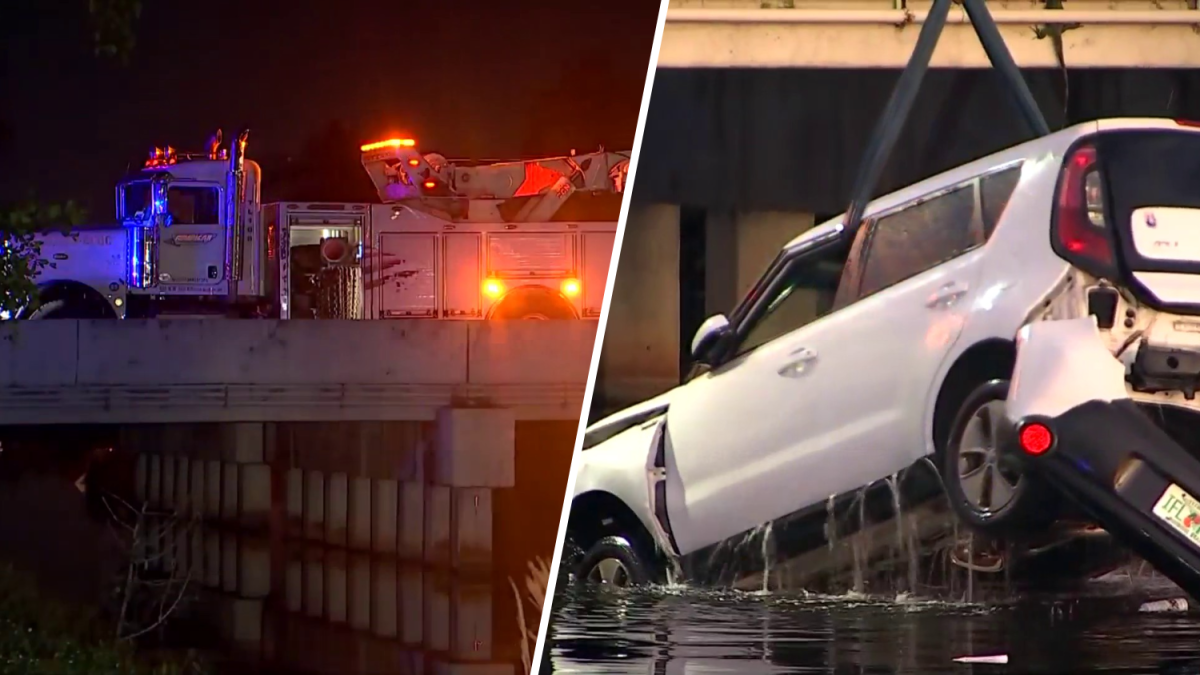 1 hurt after 2 cars go into canals in Miami-Dade – NBC 6 South Florida