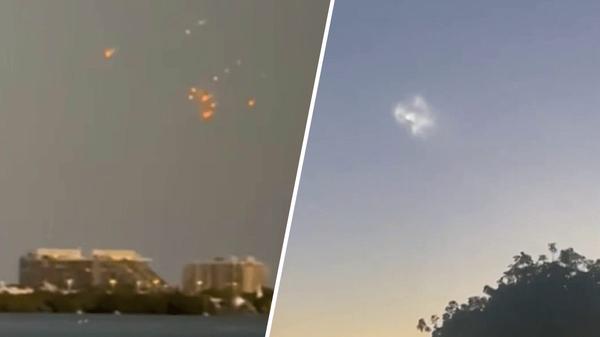 Videos appear to show SpaceX Starship debris in South Florida skies ...