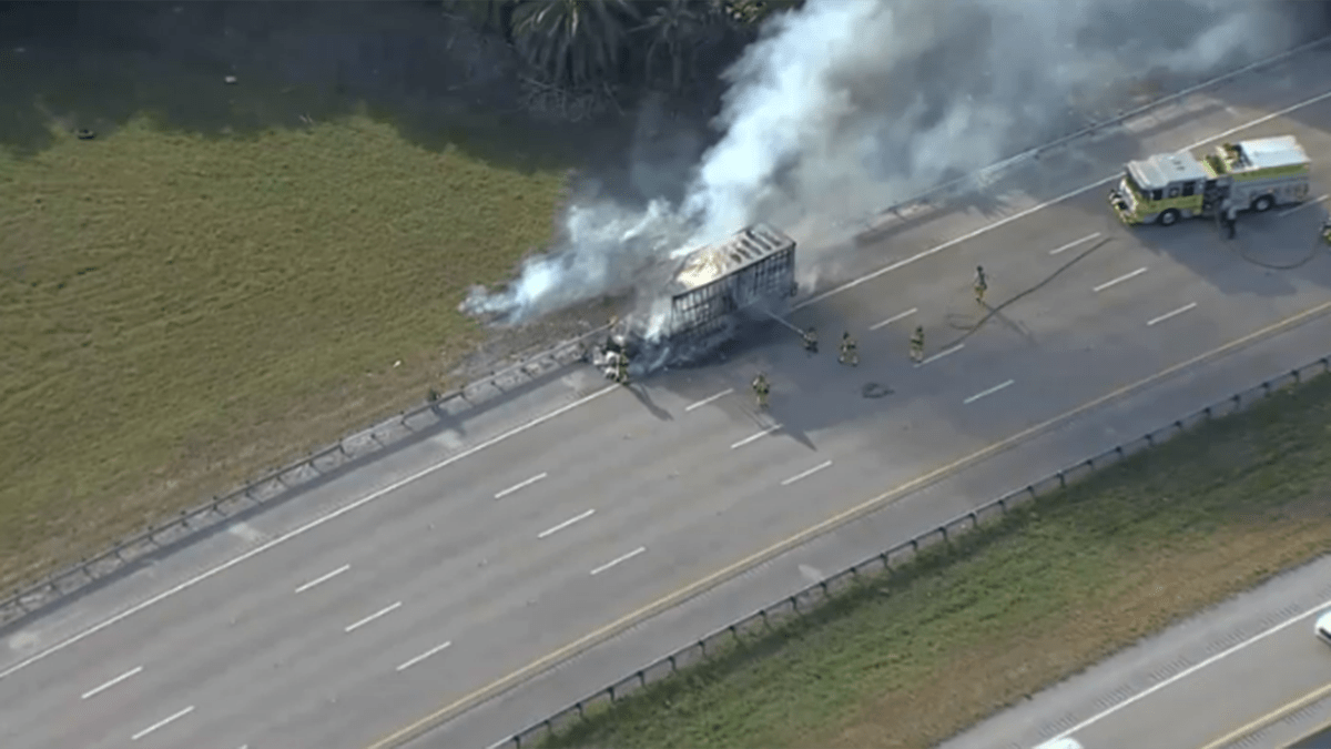 Truck fire closes portion of I-75 in Miami-Dade – NBC 6 South Florida