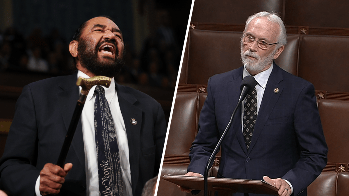 House Republicans seek to censure Rep. Al Green after interrupting ...