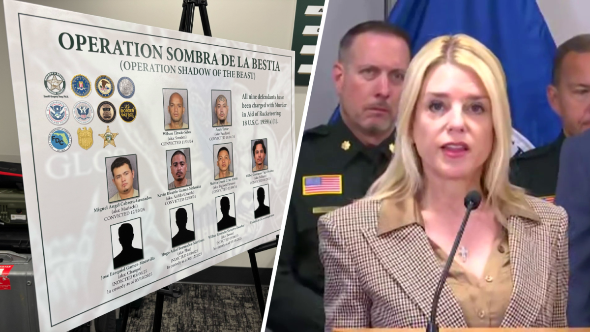 Pam Bondi announces MS-13 arrests in Broward cold case homicide – NBC 6 ...