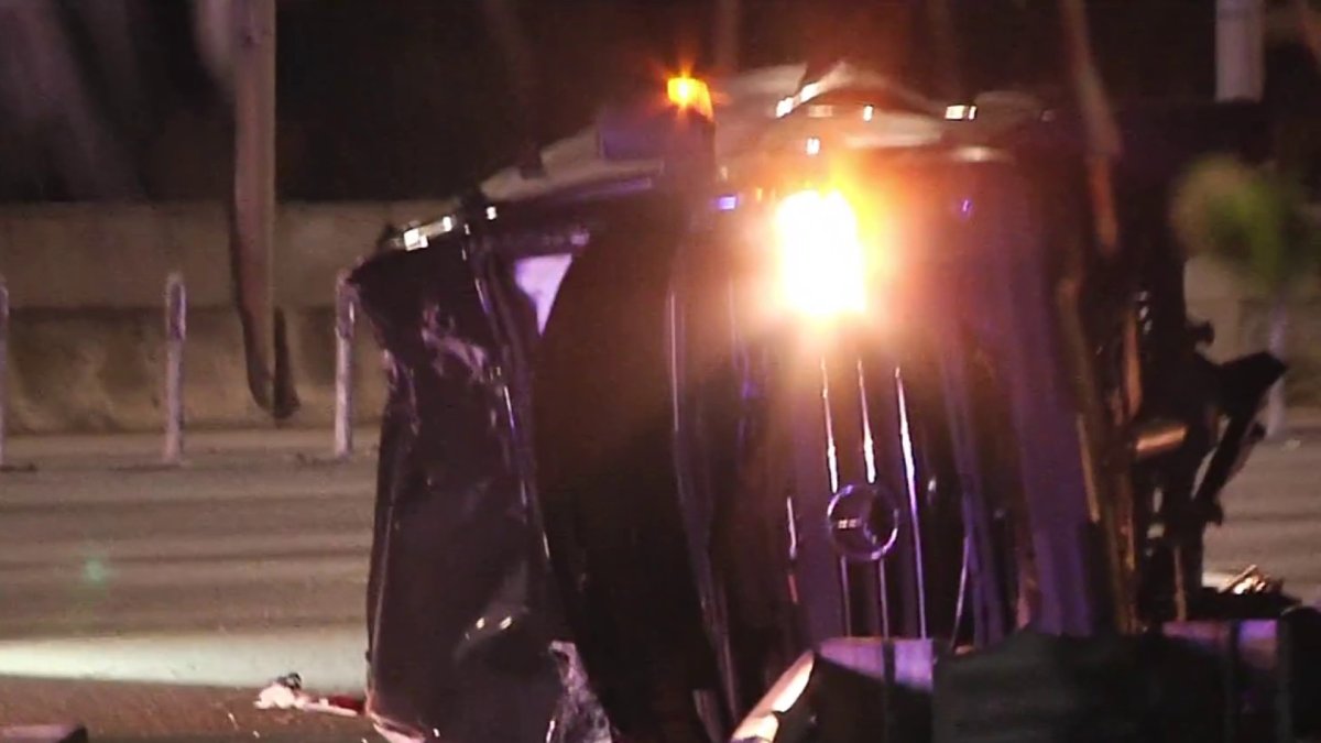 Van driver killed in rollover crash with Tesla on I-95: FHP – NBC 6 ...