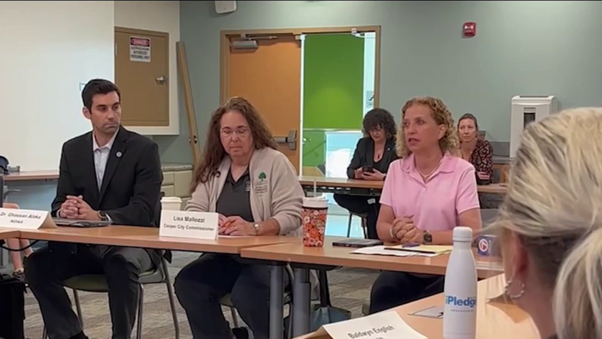 Rep. Wasserman Schultz and officials discuss hurricane preparedness ...