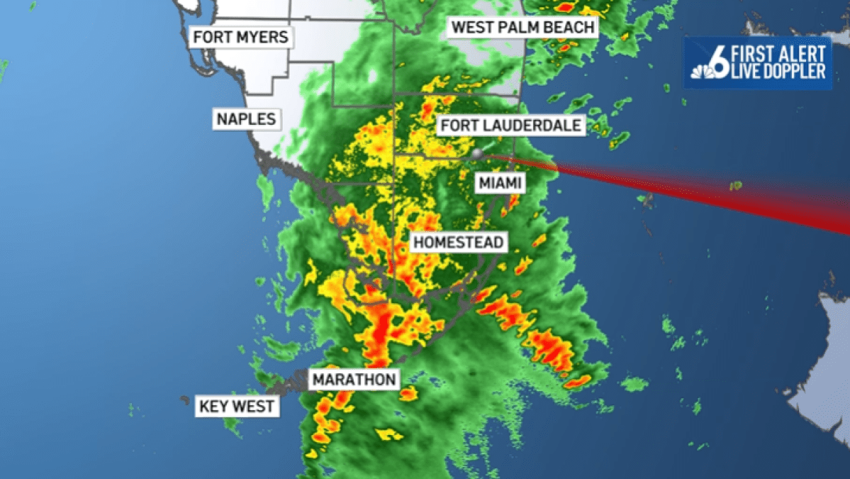 Miami weather today is stormy and rainy. See the weather radar – NBC 6 ...