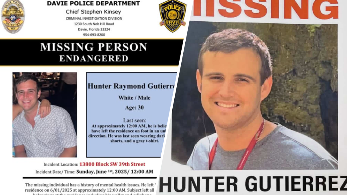 Hunter Gutierrez: Search continues for missing Davie man – NBC 6 South ...