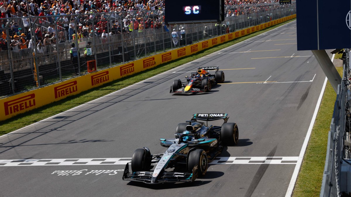 George Russell wins F1 Canadian GP as McLaren teammates clash – NBC 6 ...