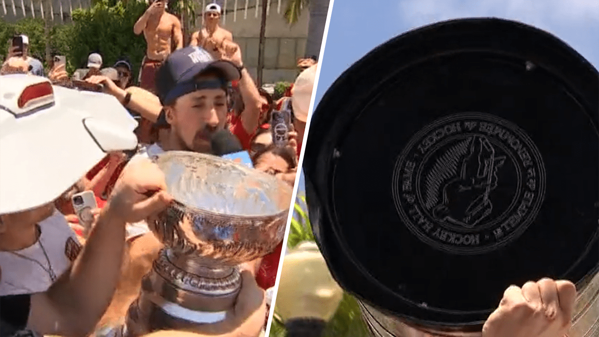 Stanley Cup damaged as repeat-champion Florida Panthers celebrate – NBC ...