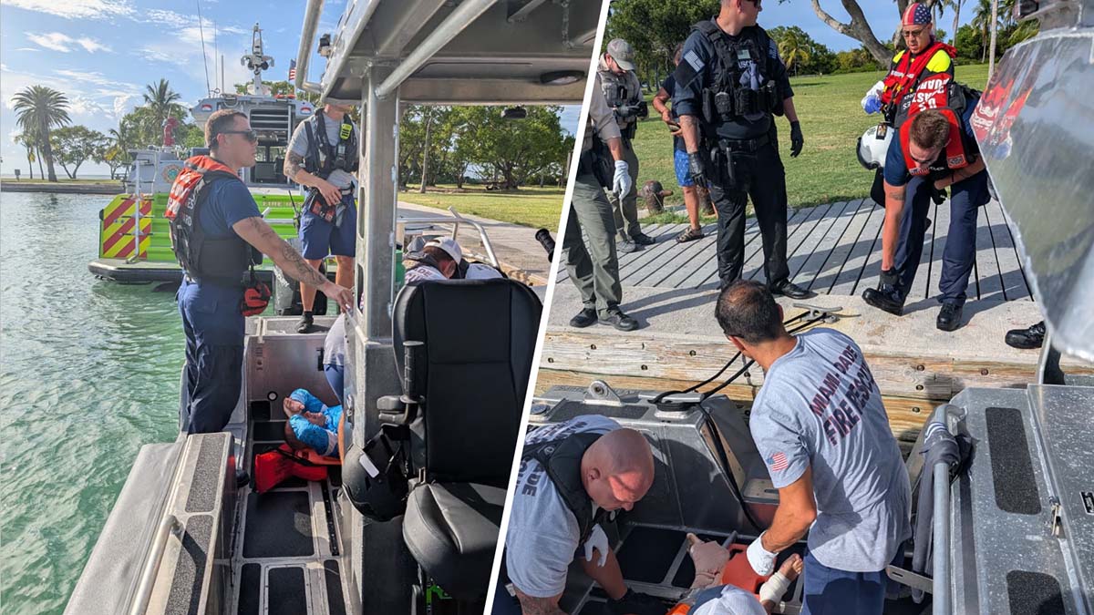 Man airlifted to hospital after he’s struck by boat propeller near ...