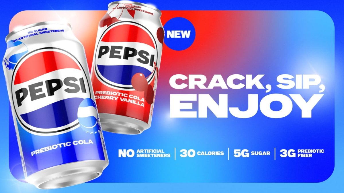 Pepsi introduces prebiotic cola months after Poppi acquisition – NBC 6 ...