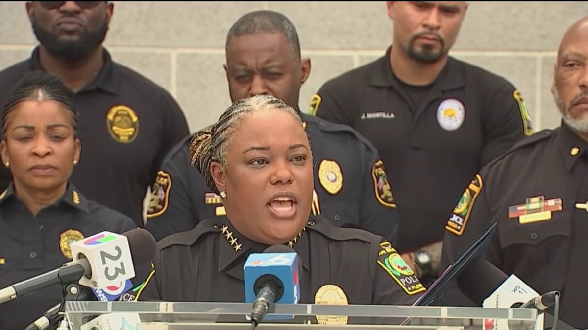 Miami Gardens Police Chief press conference against allegations – NBC 6 South Florida