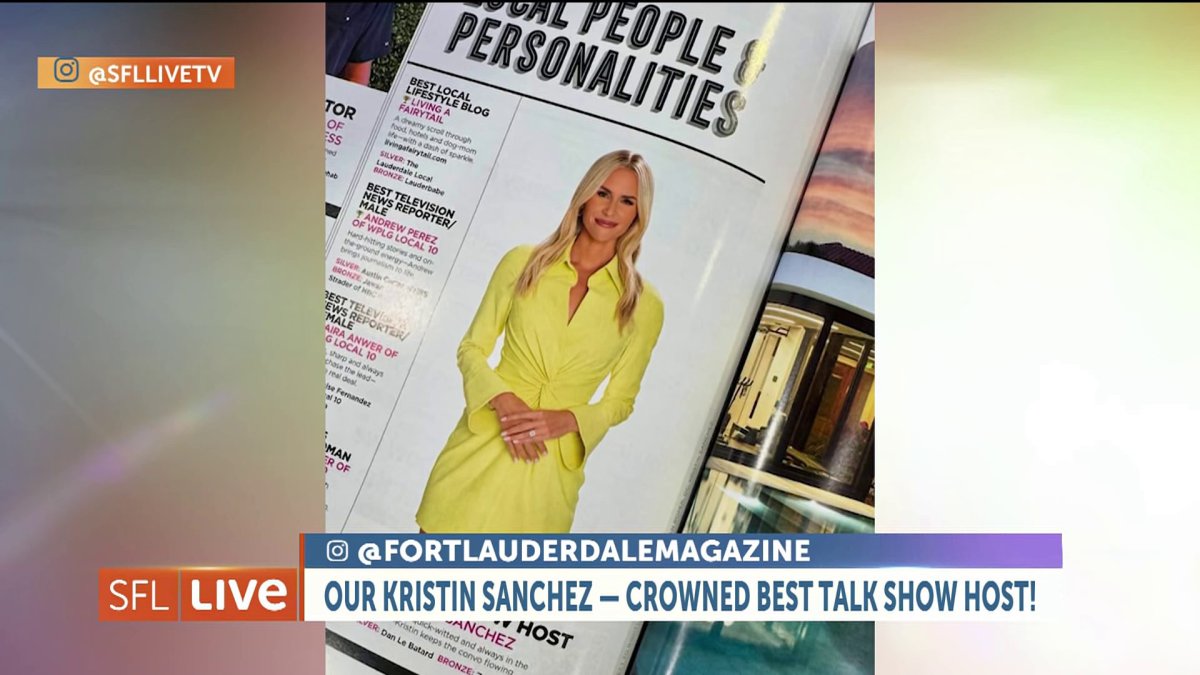 Kristin Sanchez crowned best talk show host! – NBC 6 South Florida
