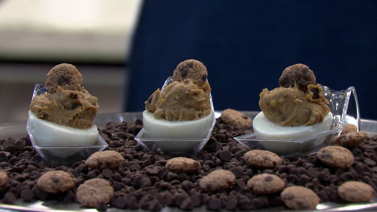 Meet the 2025 deviled egg flavor of the year: Chocolate chip cookie ...
