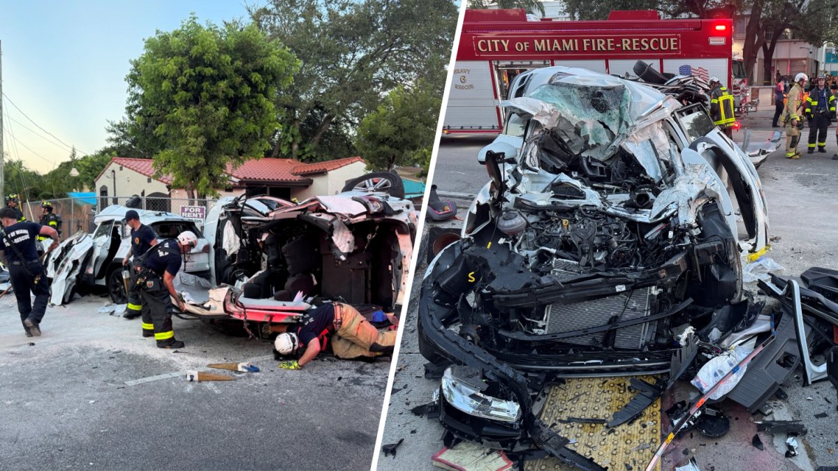 4 hurt, 2 detained in rollover crash after car flees traffic stop – NBC 6 South Florida