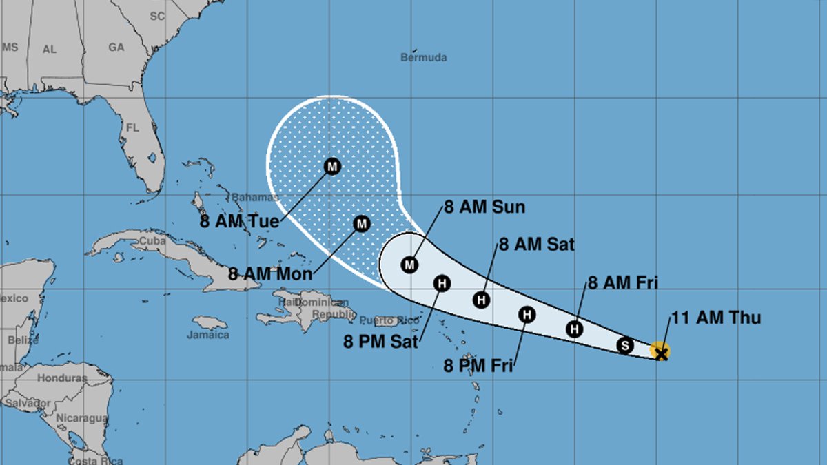 Tropical Storm Erin update hurricane expected Thursday or Friday – NBC ...