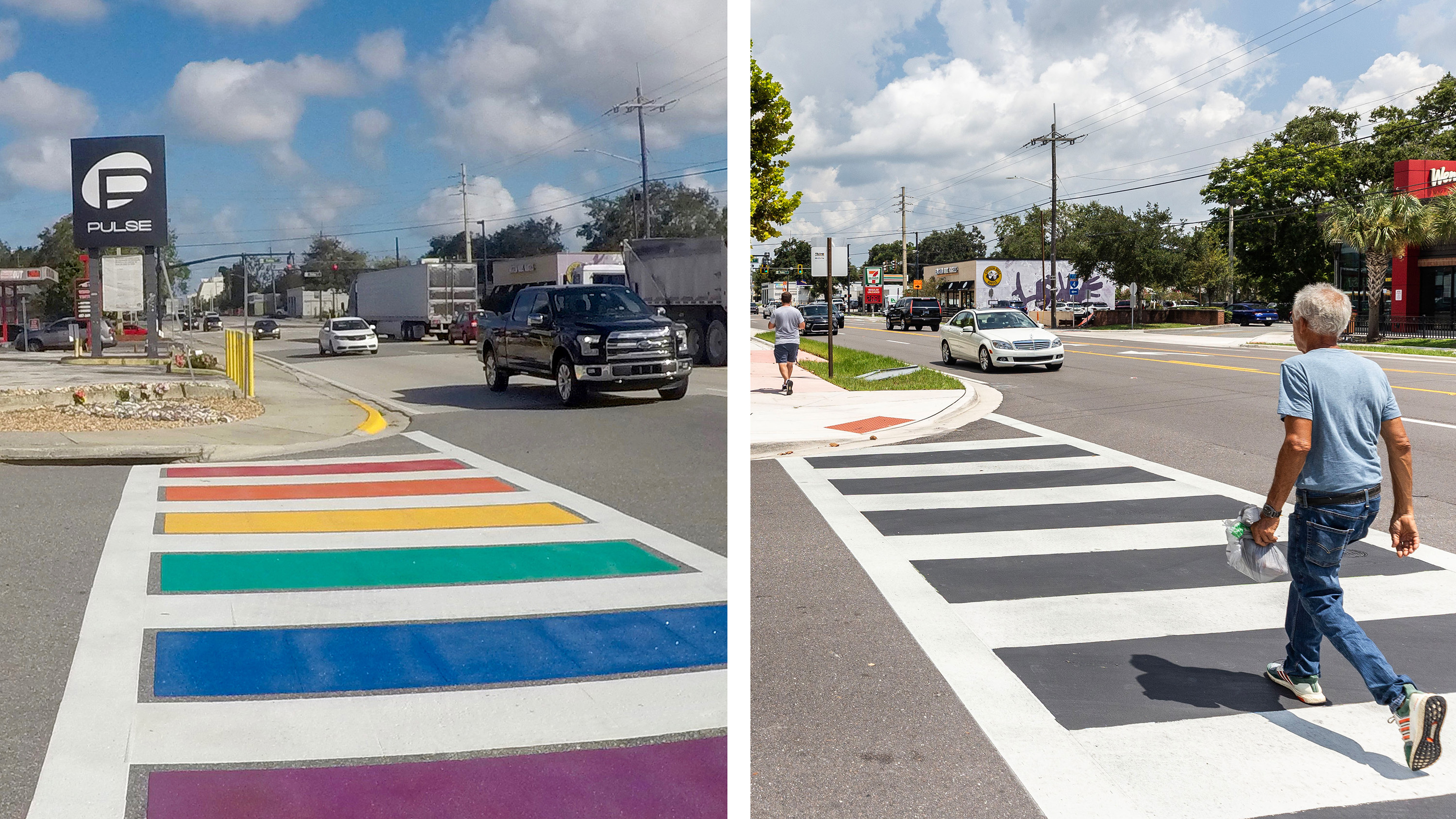 Florida puts rainbow crosswalks in the crosshairs, as cities face ...