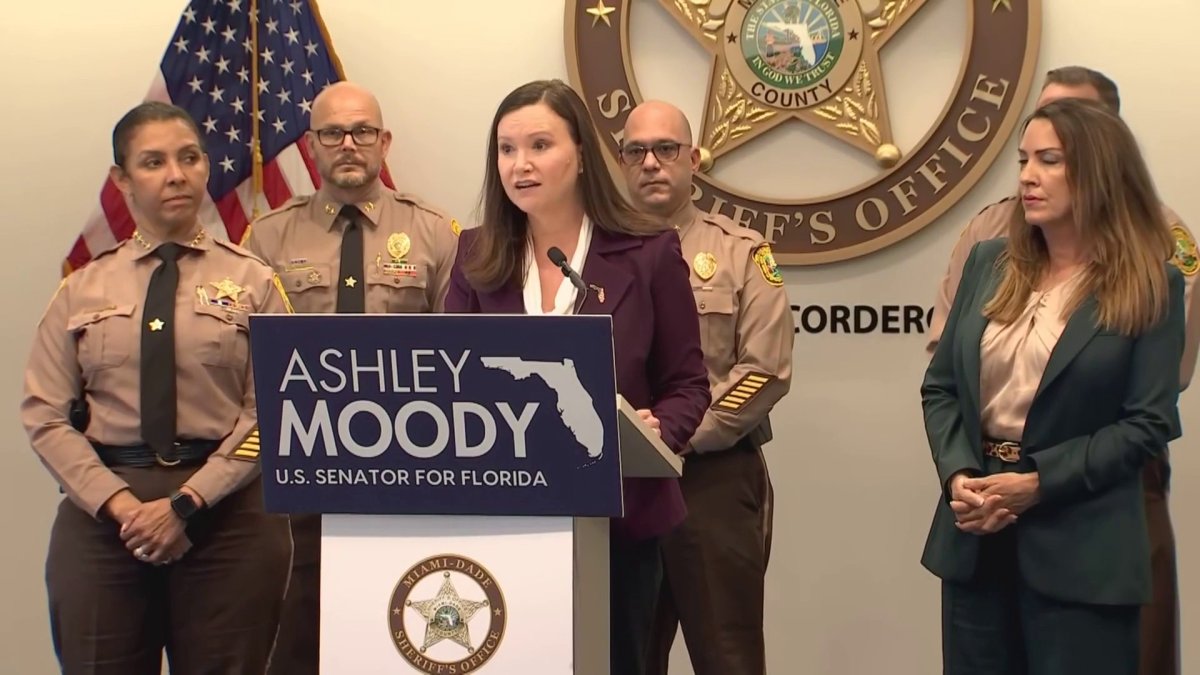 Sen. Ashley Moody speaks in Doral on efforts to combat fentanyl trafficking – NBC 6 South Florida