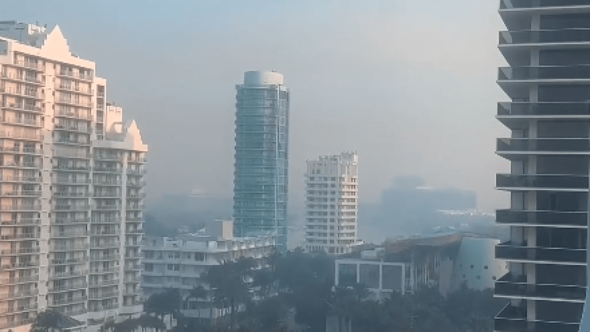Smoke in Miami today caused by Everglades fire – NBC 6 South Florida