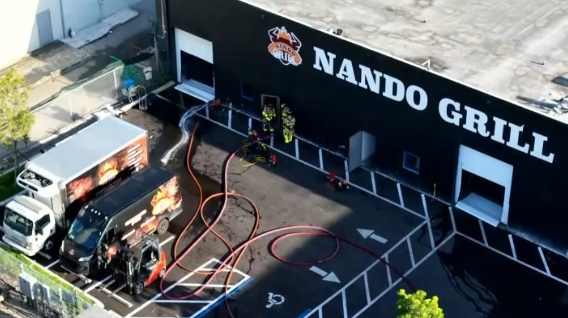 Fire at Nando Grill warehouse in Northwest Miami-Dade: MDFR – NBC 6 ...