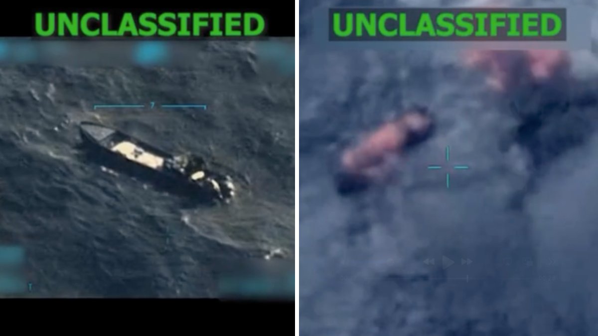 Trump says the US military again targeted a boat allegedly carrying ...