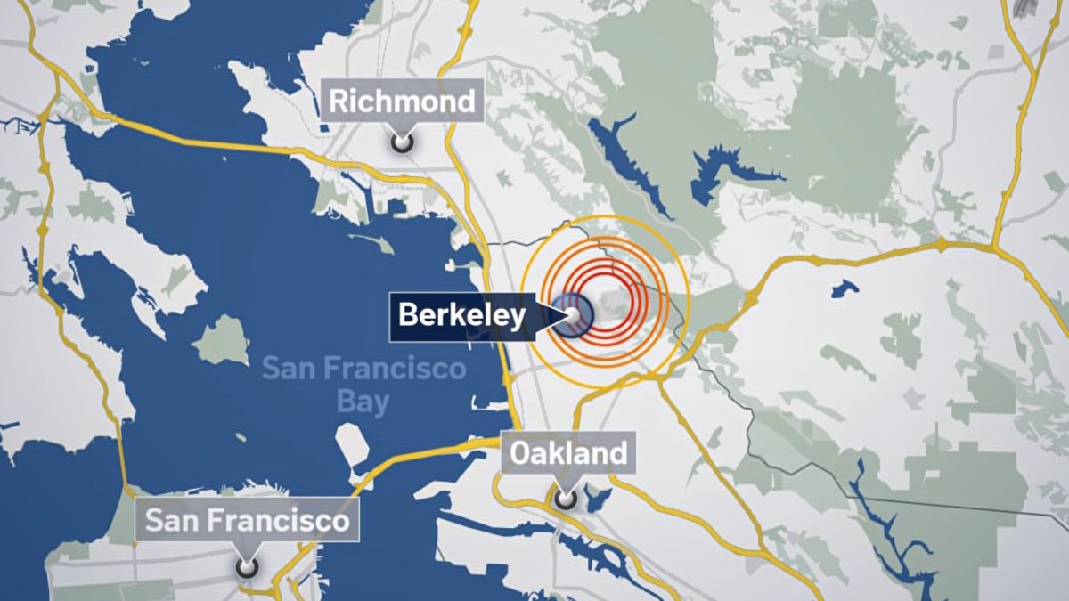 4.3 magnitude earthquake strikes Berkeley early Monday morning – NBC 6 ...
