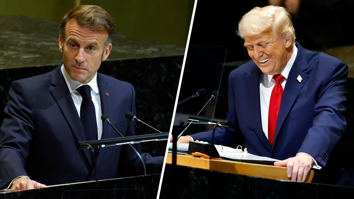 Macron calls Trump after motorcade blocks his car in New York – NBC 6 ...