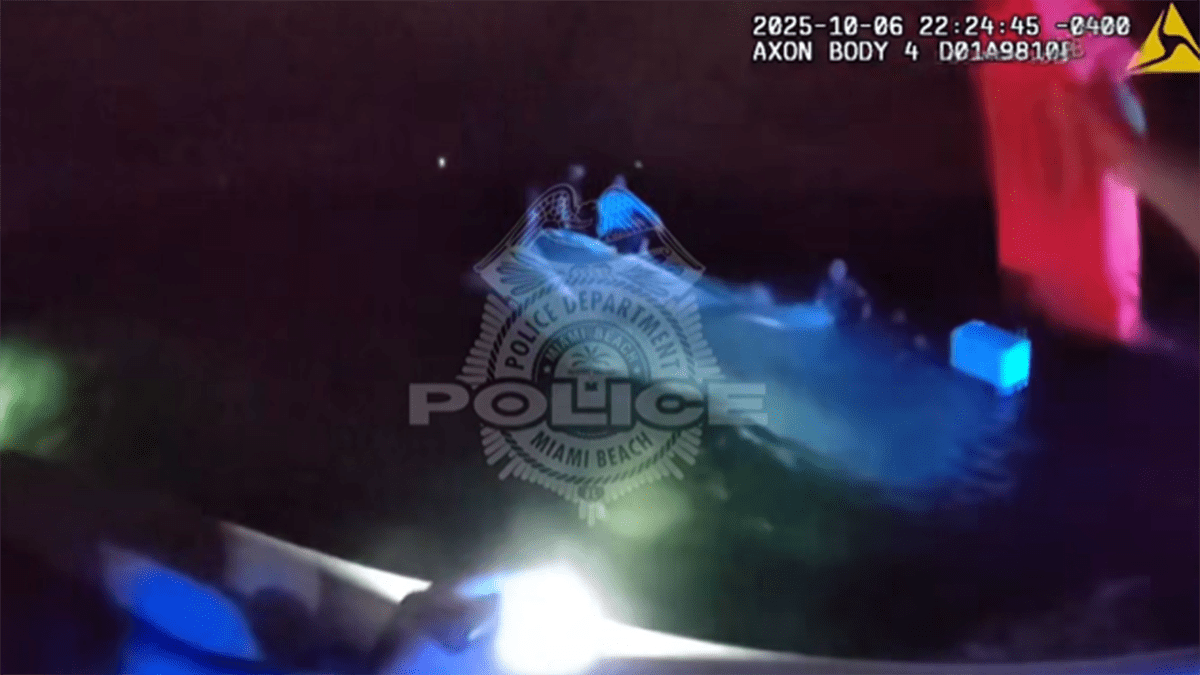 Video shows Miami Beach officers rescuing 4 from rough waters after ...