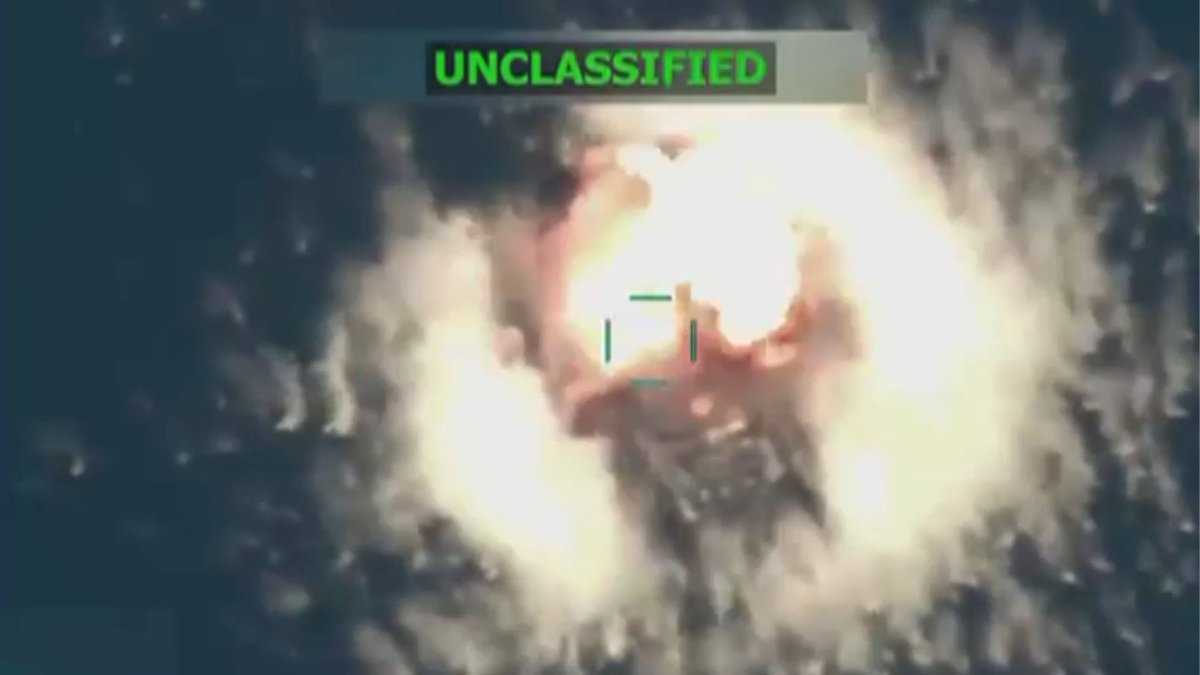 U.S. strikes another alleged drug-carrying boat in the Pacific and ...