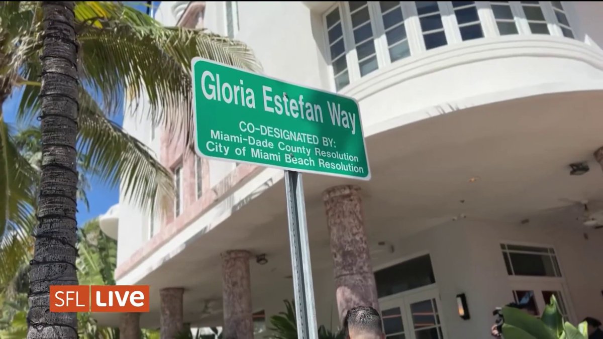 Gloria Estefan Way is now here! – NBC 6 South Florida