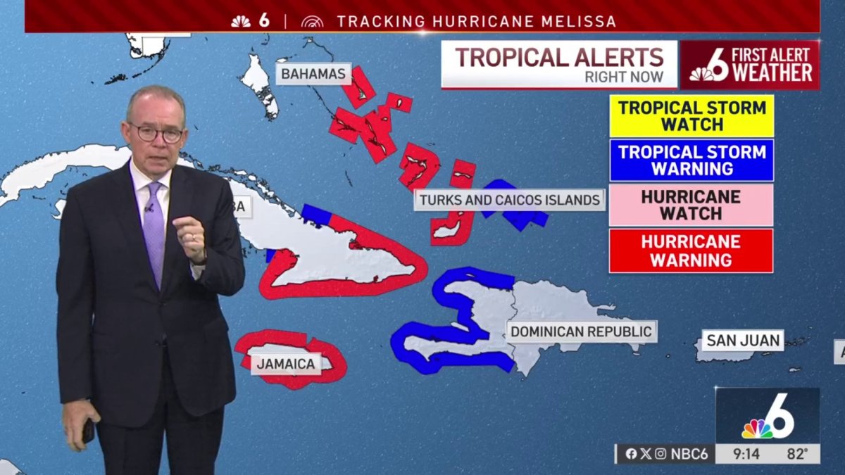 ‘Oh my Jesus Christ’: John Morales reacts as Melissa breaks Milton’s record – NBC 6 South Florida