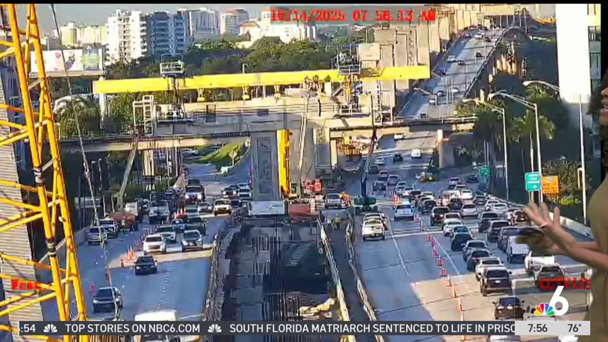 Lanes closed due to construction on Dolphin Expressway in both ...